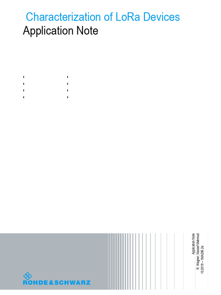 1MA295_2e_LoRa | PDF | Computer Science | Computer Networking 1MA295_2e_LoRa | PDF | Computer Science | Computer Networking