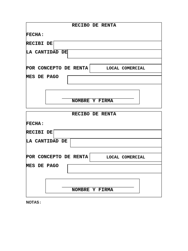 Recibo de Renta | PDF