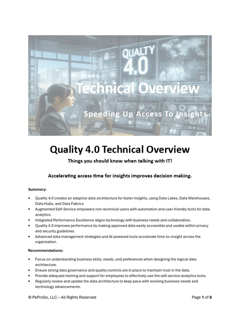 Quality 4.0 Technical Overview - Things You Should Know When Talking ...