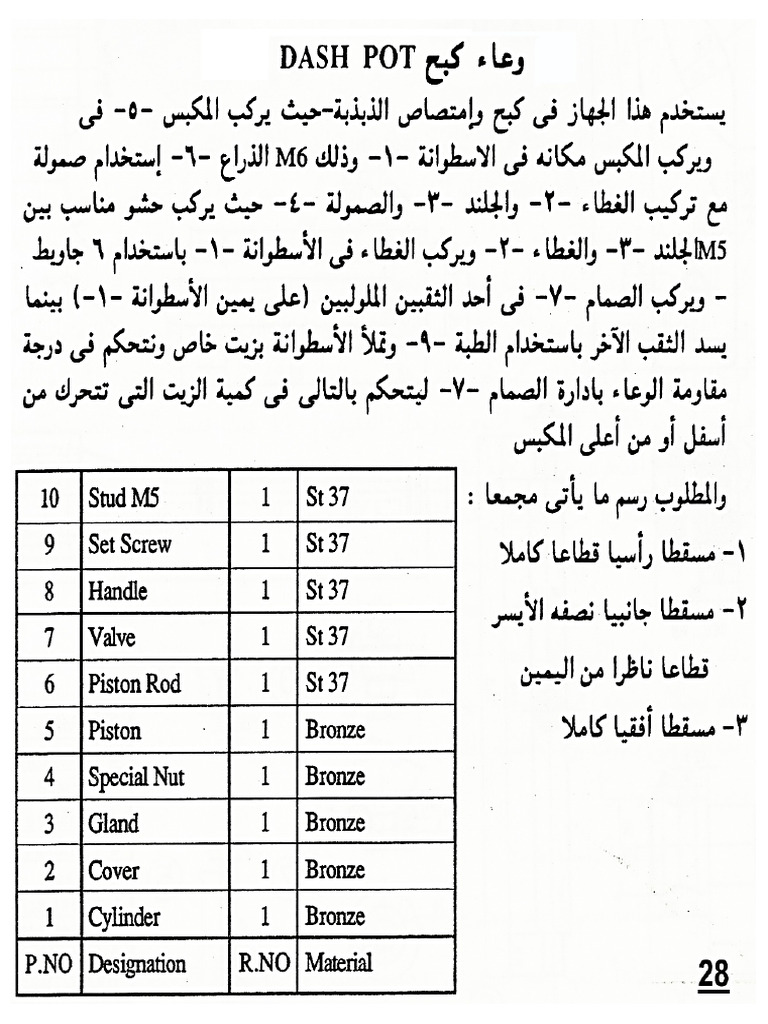 Dash pot | PDF