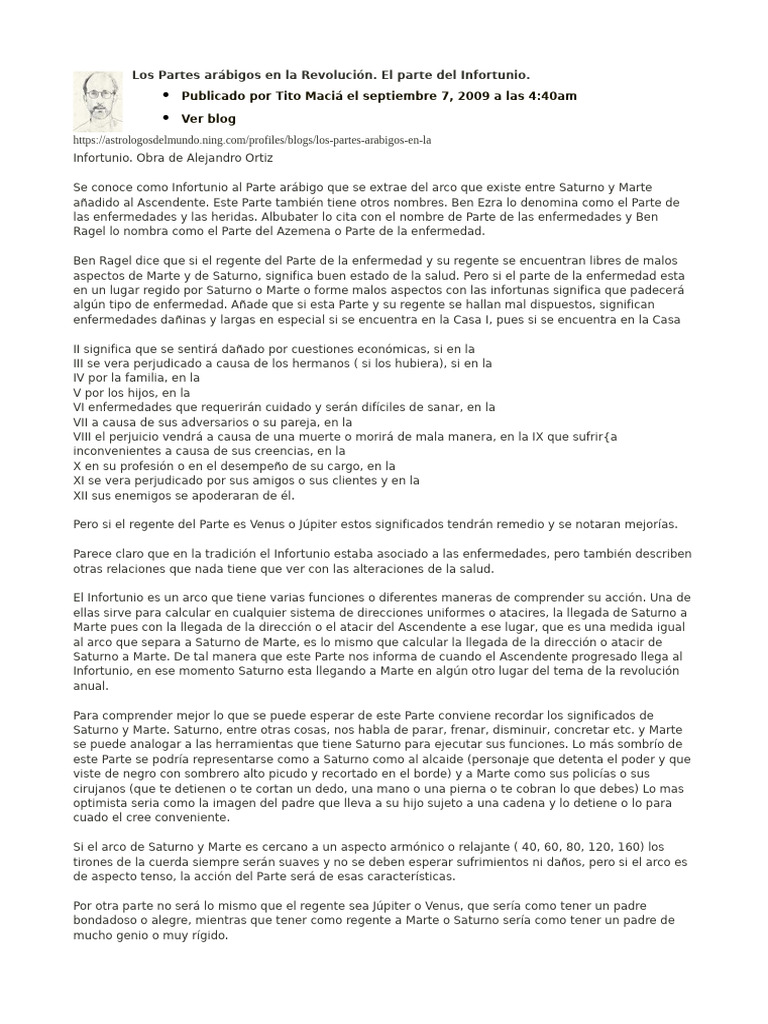 Parte del Infortunio y Enfermedades | PDF | Saturno | Marte