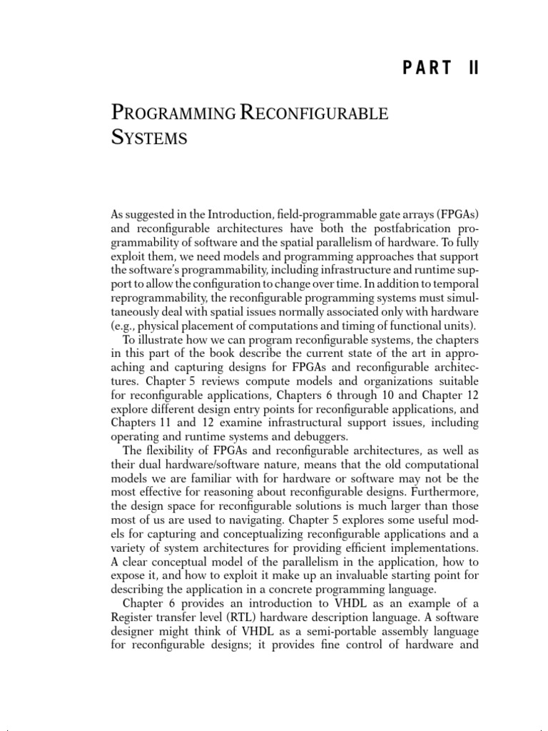 Programming Reconfigurable Systems - 2008 - Reconfigurable Computing | PDF | Computer ...