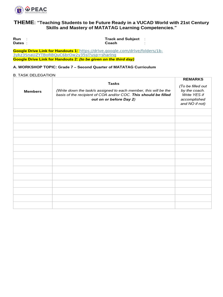 2024 INSET Output Tracker v2.0 3 | PDF | Curriculum | Creativity