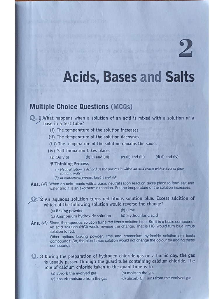 Chem Ch-2 Ncert 1 Mark | PDF