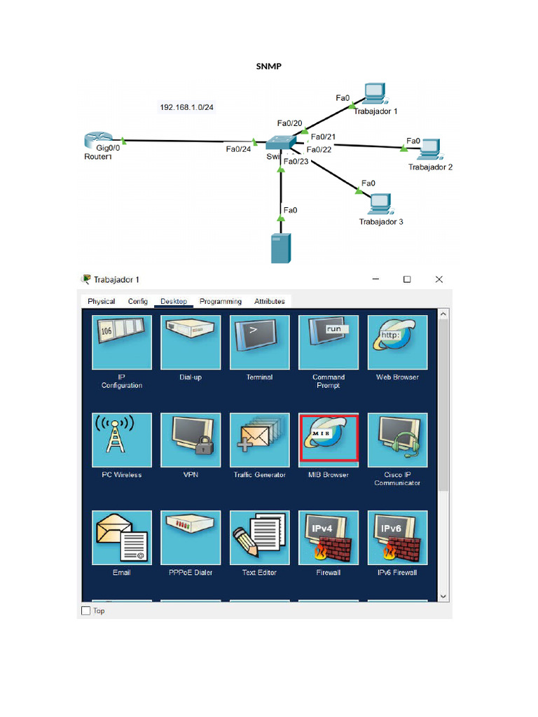 Guia Configuracion SNMP-TFTP | PDF