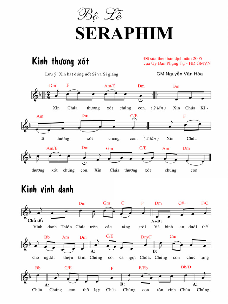 BoLe Seraphim HoaAm | PDF