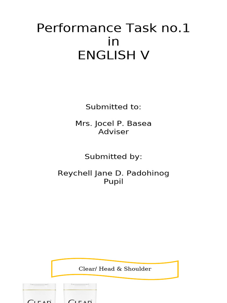 Performance Task No | PDF