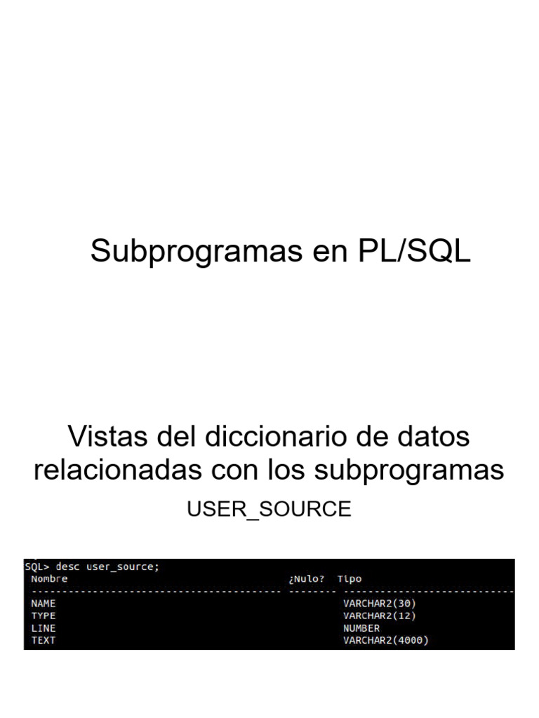 Subprogramas | PDF