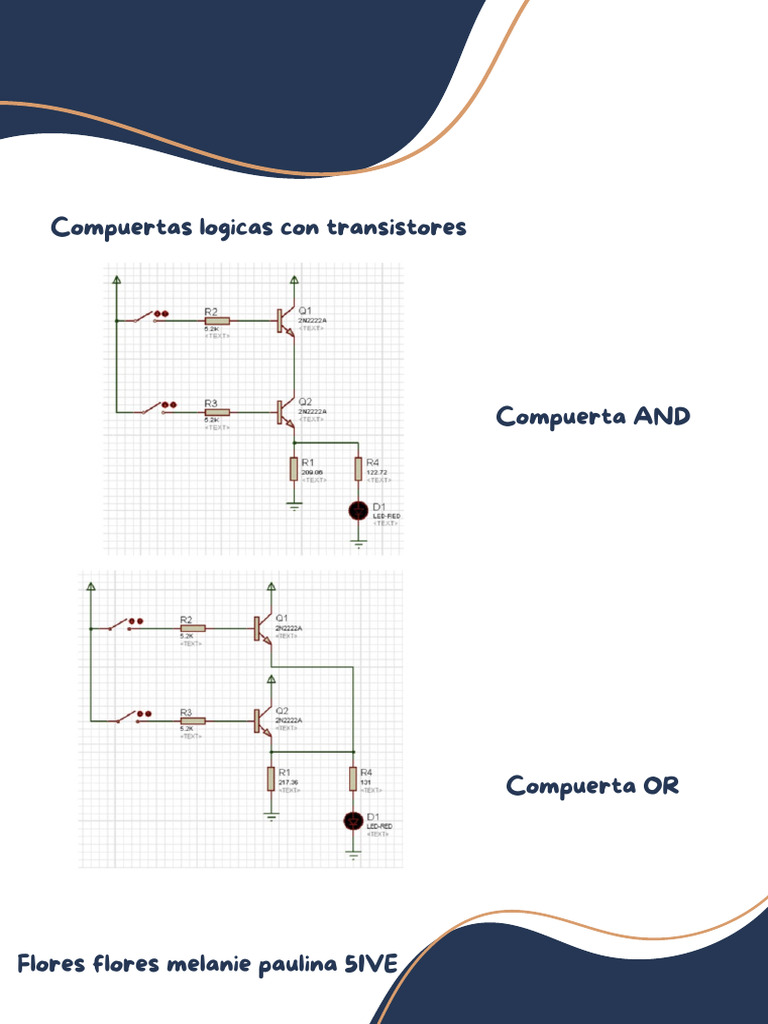 Compuertas Lógicas con Transistores | PDF