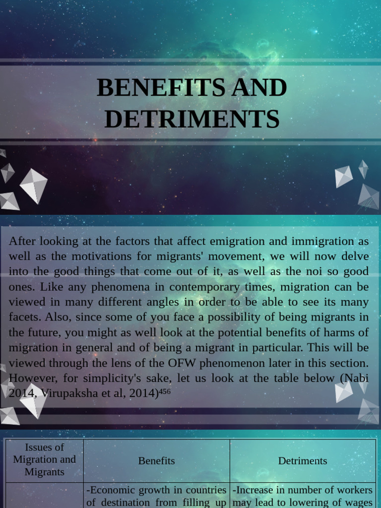 Migration: Pros and Cons for Families | PDF | Human Migration | Immigration