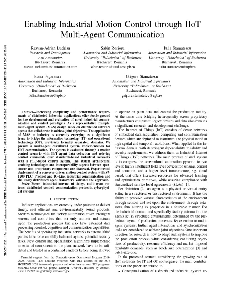 Enabling_Industrial_Motion_Control_through_IIoT_Multi-Agent_Communication | PDF | Computer ...