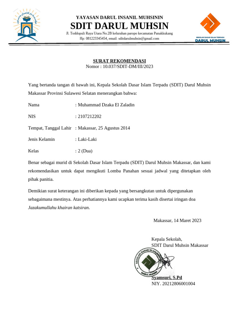 Rekomendasi Lomba Panahan Dzaka | PDF