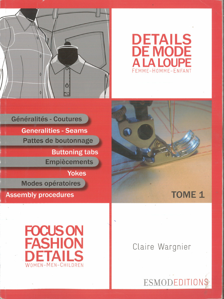 Tome 1 Esmod Fabrication | PDF