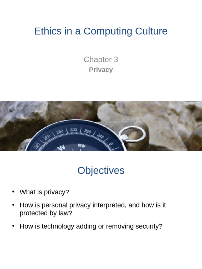 PPT ch03 | PDF | Privacy