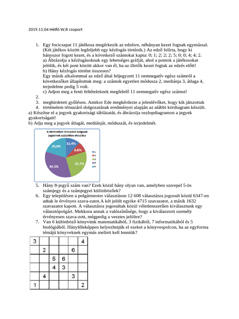 Okt3 Éves Feladat 6 | PDF