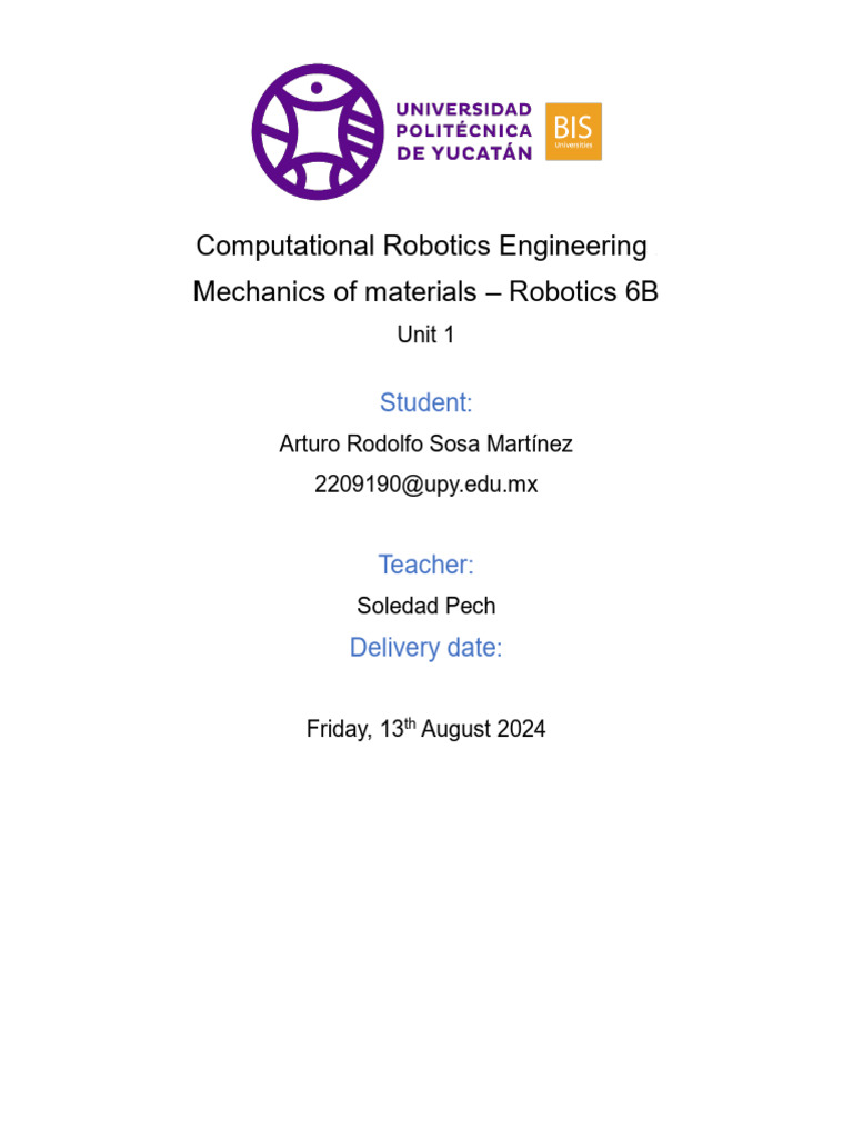 Sosa-Martinez Activity1 U1 | PDF | Engineering | Robotics