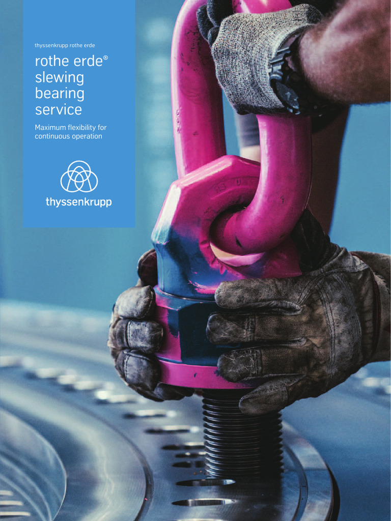 Thyssenkrupp Rothe Erde - After Sales | PDF | Bearing (Mechanical ...
