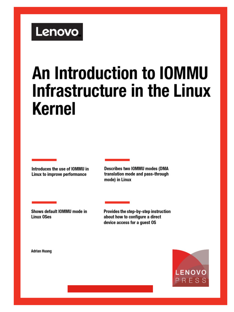 Intro to IOMMU in Linux | PDF | Computer Data | Computer Architecture