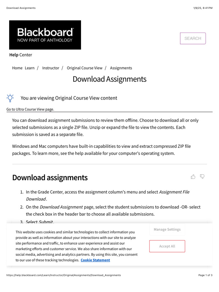 Download Assignments | PDF | Zip (File Format) | Http Cookie
