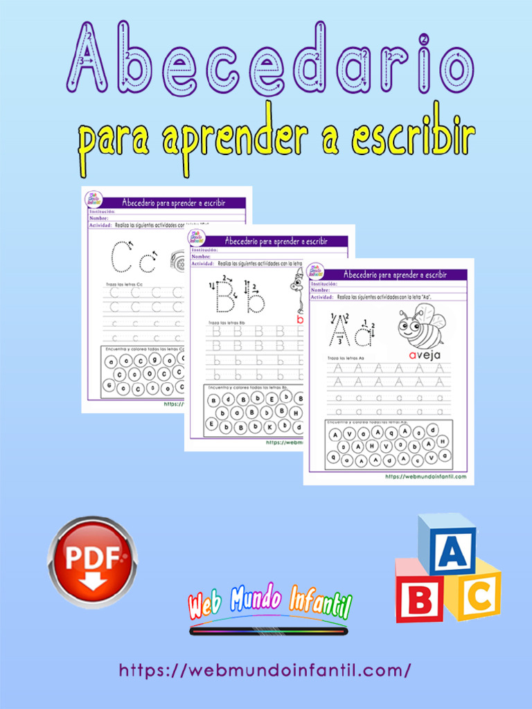 Abecedario para Aprender A Escribir | PDF