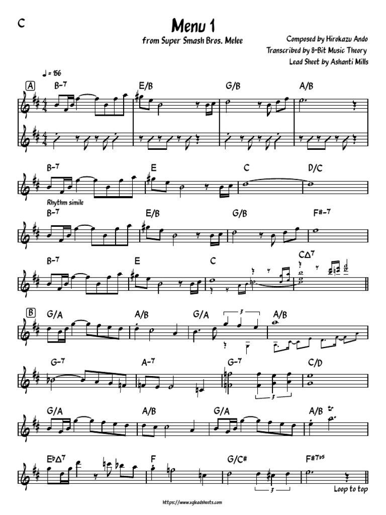 Super Smash Bros. Melee - Menu Screen | PDF | Nintendo Franchises ...