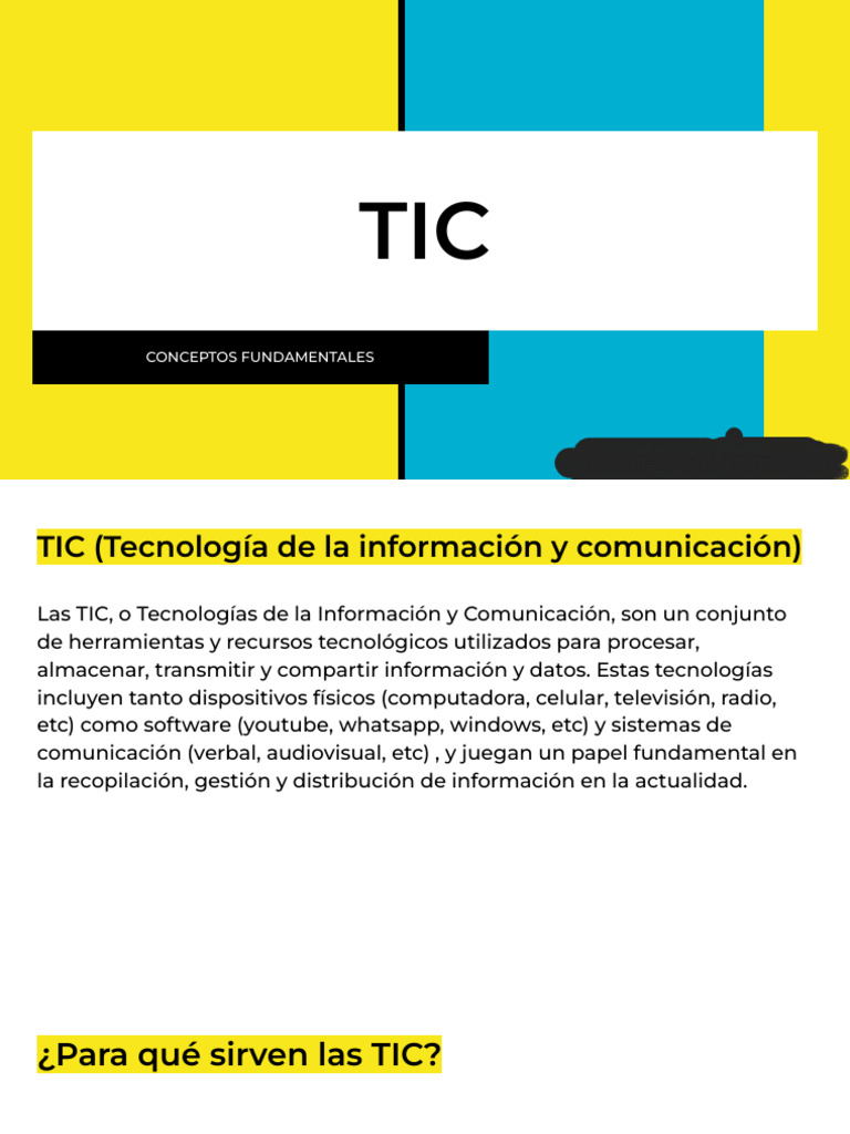 Manual Tic - 250109 - 224402 | PDF | Internet | Tecnología de información y comunicaciones