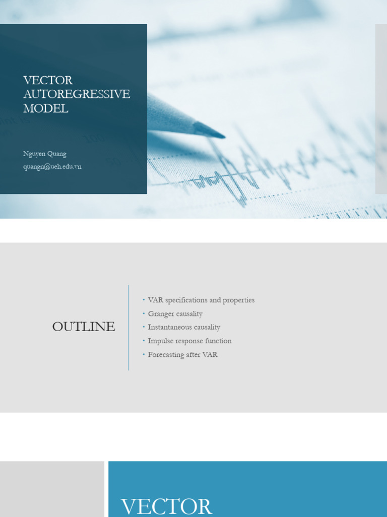 6 - VAR | PDF | Vector Autoregression | Regression Analysis