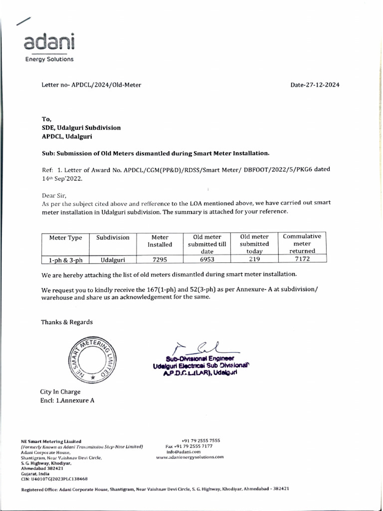 Apdcl Default Folder - 20241231 | PDF