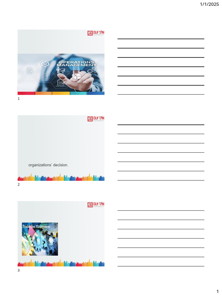 Introduction to Operations Management | PDF | Quality Management | Business Process