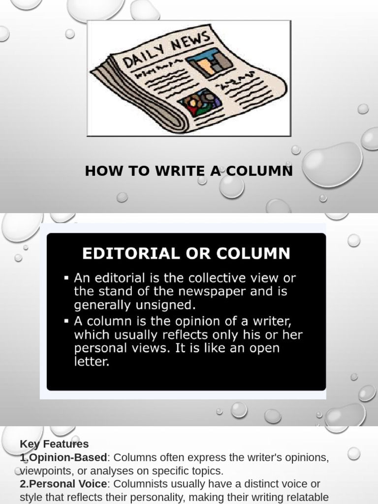 Column Writing Noemi The Simons | PDF | Proofreading | Writers