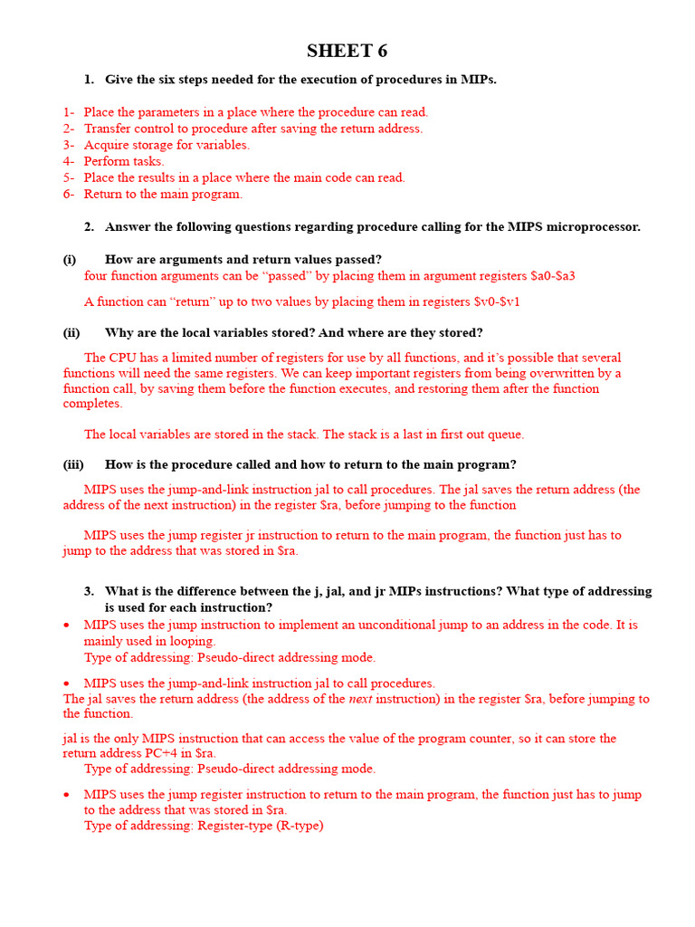 sheet 6 | PDF | Parameter (Computer Programming) | Software Development