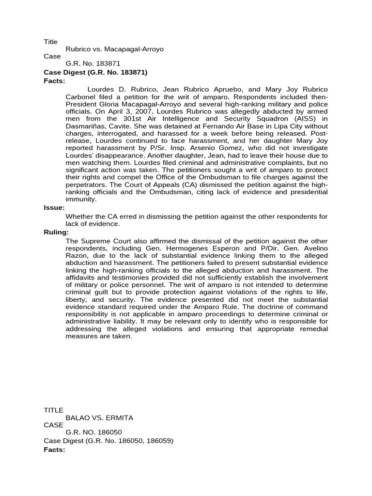 Case-Digest-Special Proceedings | PDF | Supreme Court Of The United ...