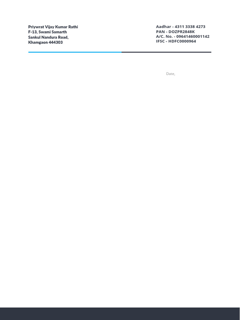 Letterhead | PDF