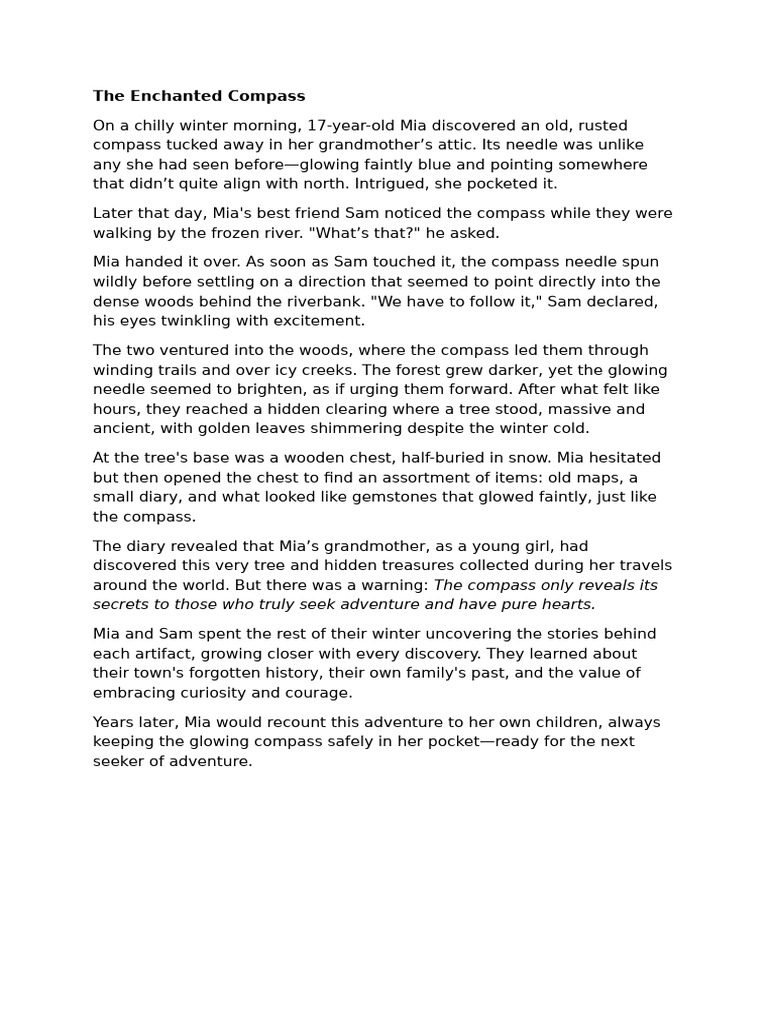 The Enchanted Compass | PDF