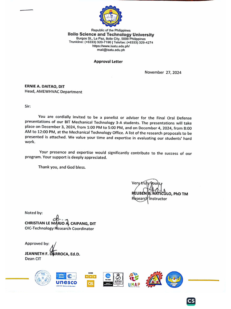 Approval-Letter | PDF