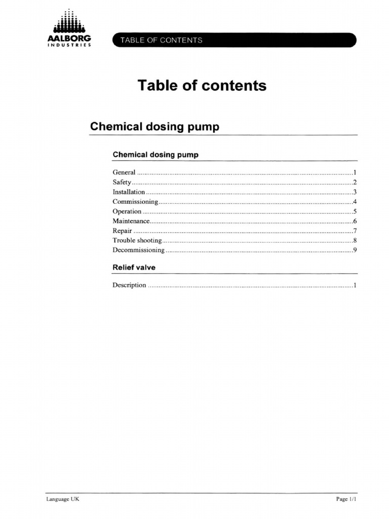 11. Chemical Dosing Pump | PDF | Pump | Manufactured Goods
