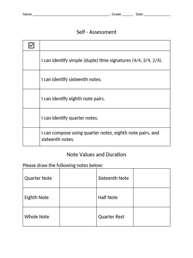 Music Rhythm and Note Identification | PDF