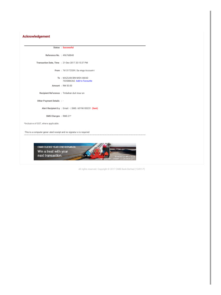 Welcome To CIMB Clicks Malaysia | PDF