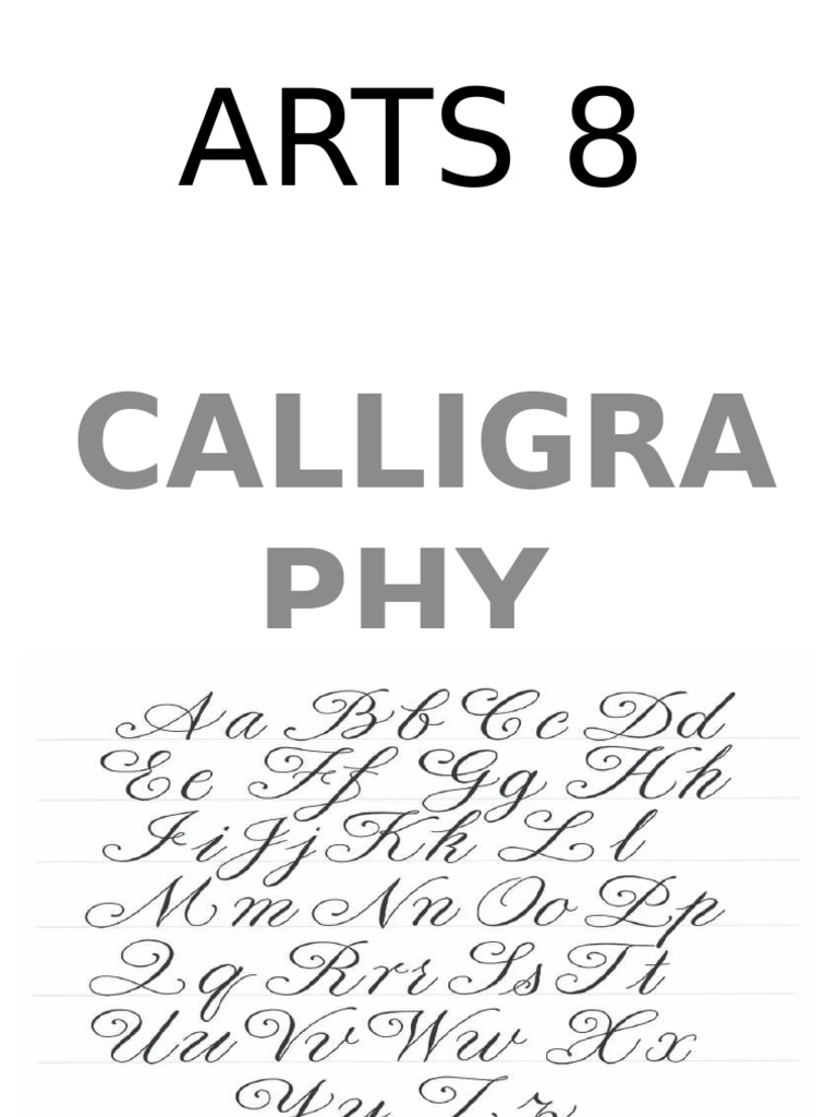 CALLIGRAPHY | PDF