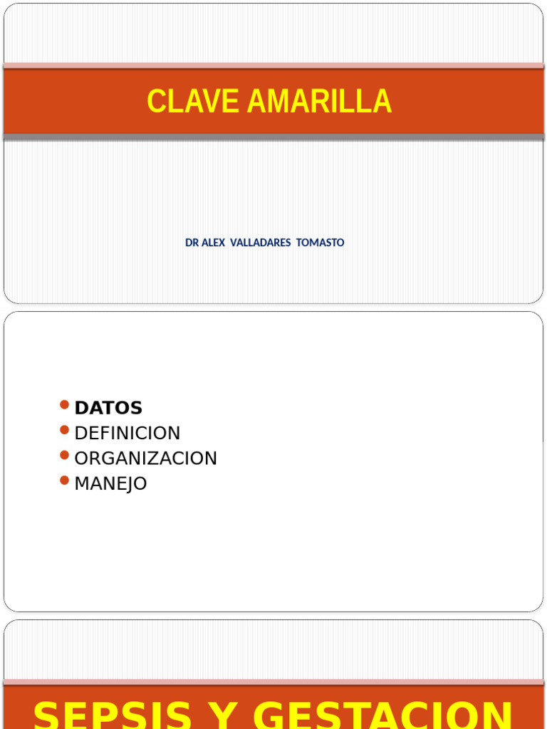 Clave Amarilla Cmp 2023 Expo | PDF | Septicemia | Medicina de Cuidados Intensivos