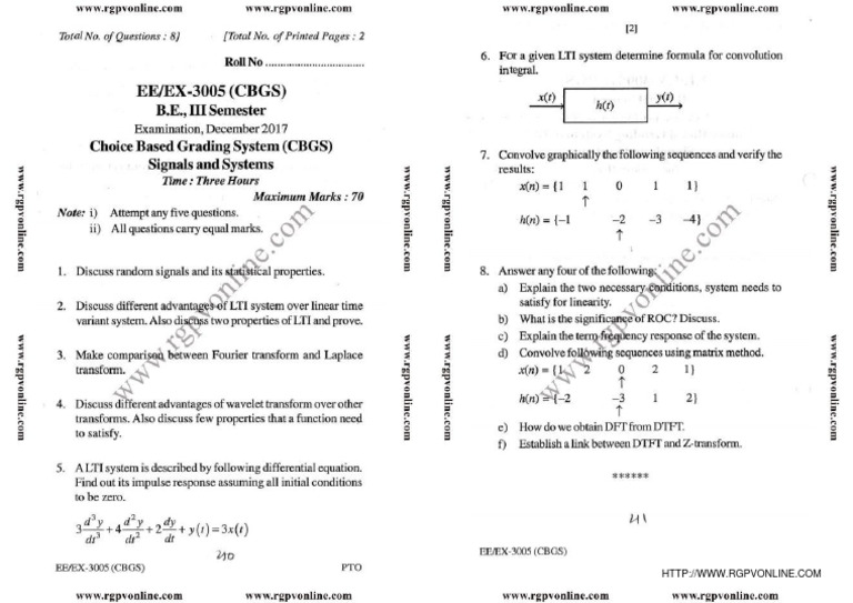 ee-ex-3005-signals-and-systems-dec-2017 | PDF