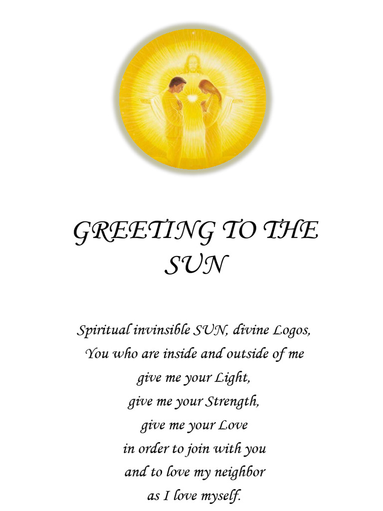 Prayer - Greeting The Sun | PDF