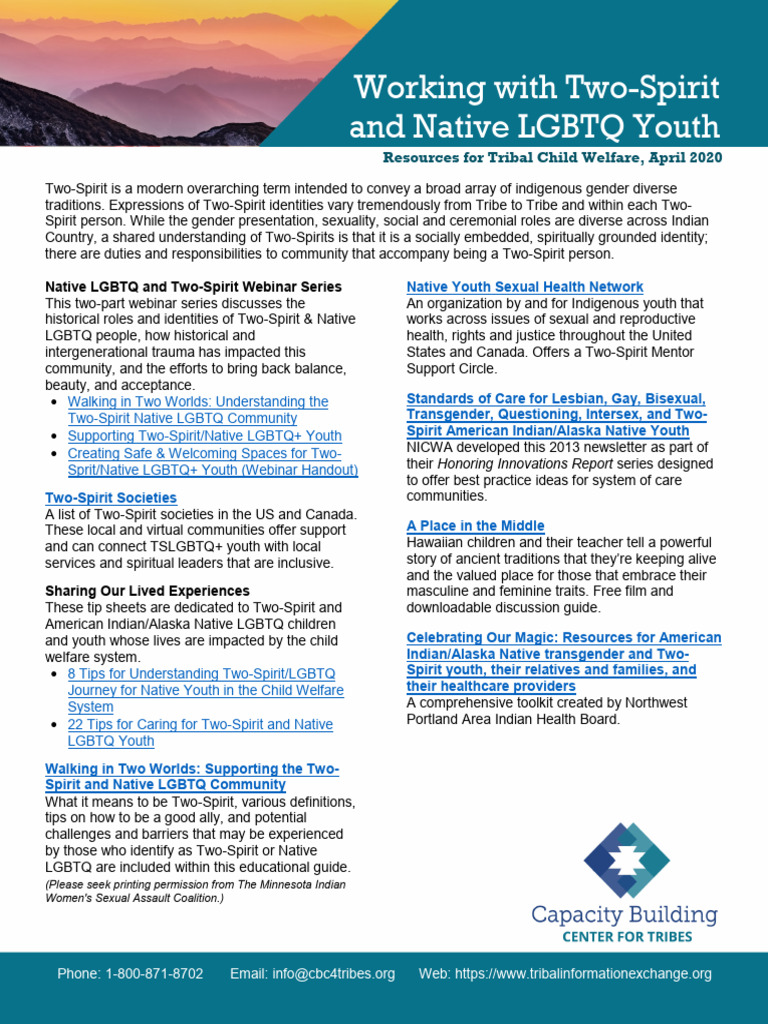 Understanding Two-Spirit Identities | PDF | Lgbt | LGBTQIA+ Studies