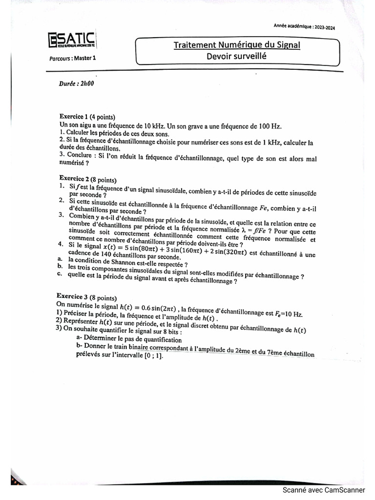 Devoir Tns | PDF