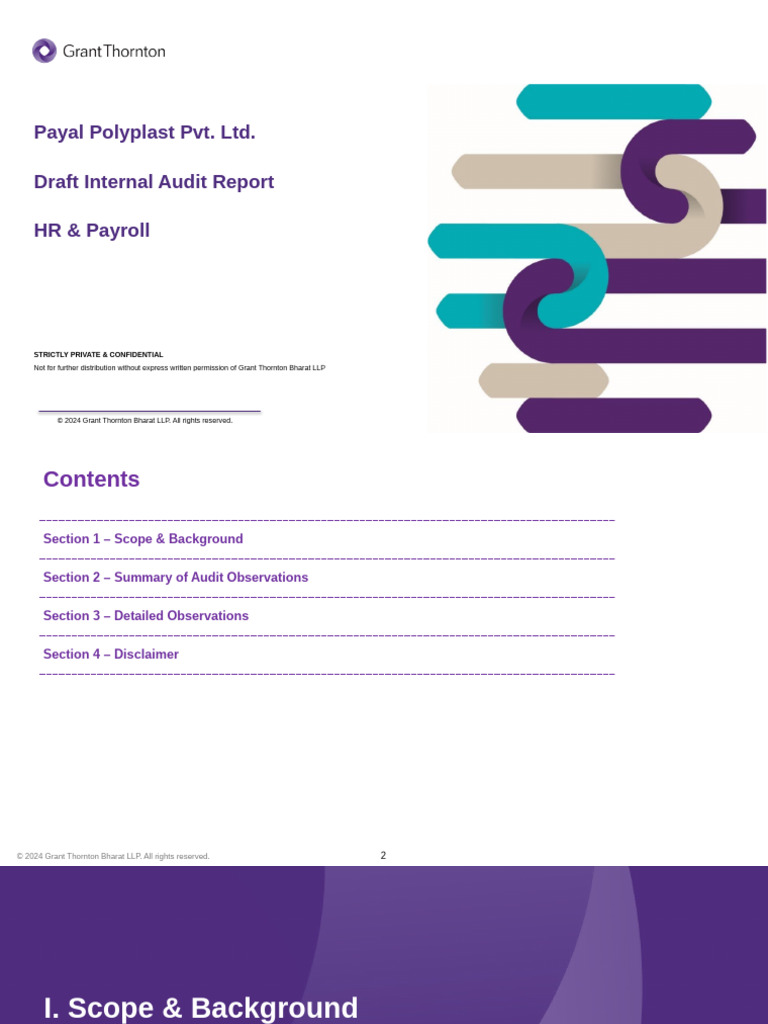 Payal - Draft IA Report - HR & Payroll - V2 | PDF | Employment | Payroll