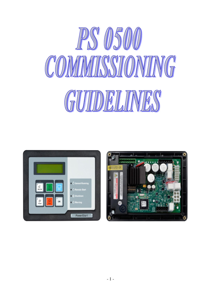 PS0500 Commissioning Guidelines | PDF | Relay | Electrical Connector