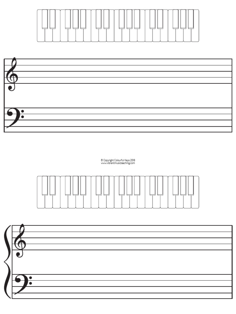 VMT Blank Staff and Keyboard | PDF