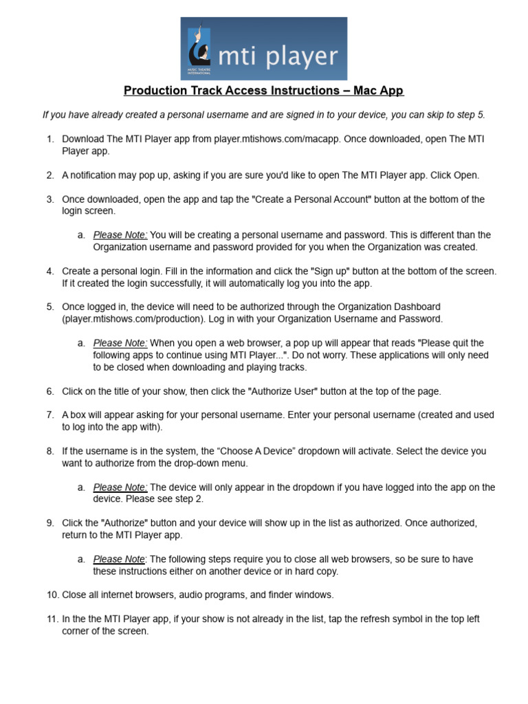 QLAB Production Track Access Instructions | PDF | Login | User (Computing)