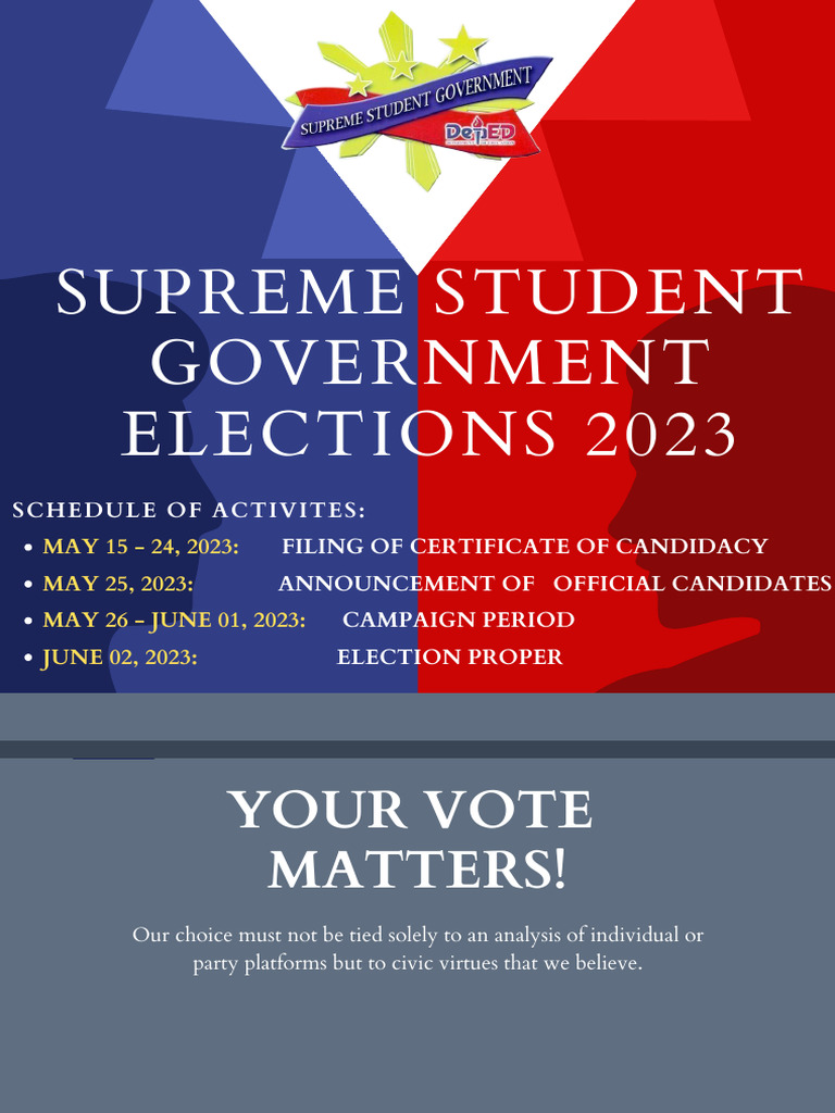 Philippine Election Poster | PDF