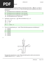 Unit 1 FRQ Progress Check AP Precalculus | PDF